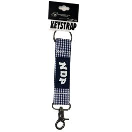 Gingham Key Strap